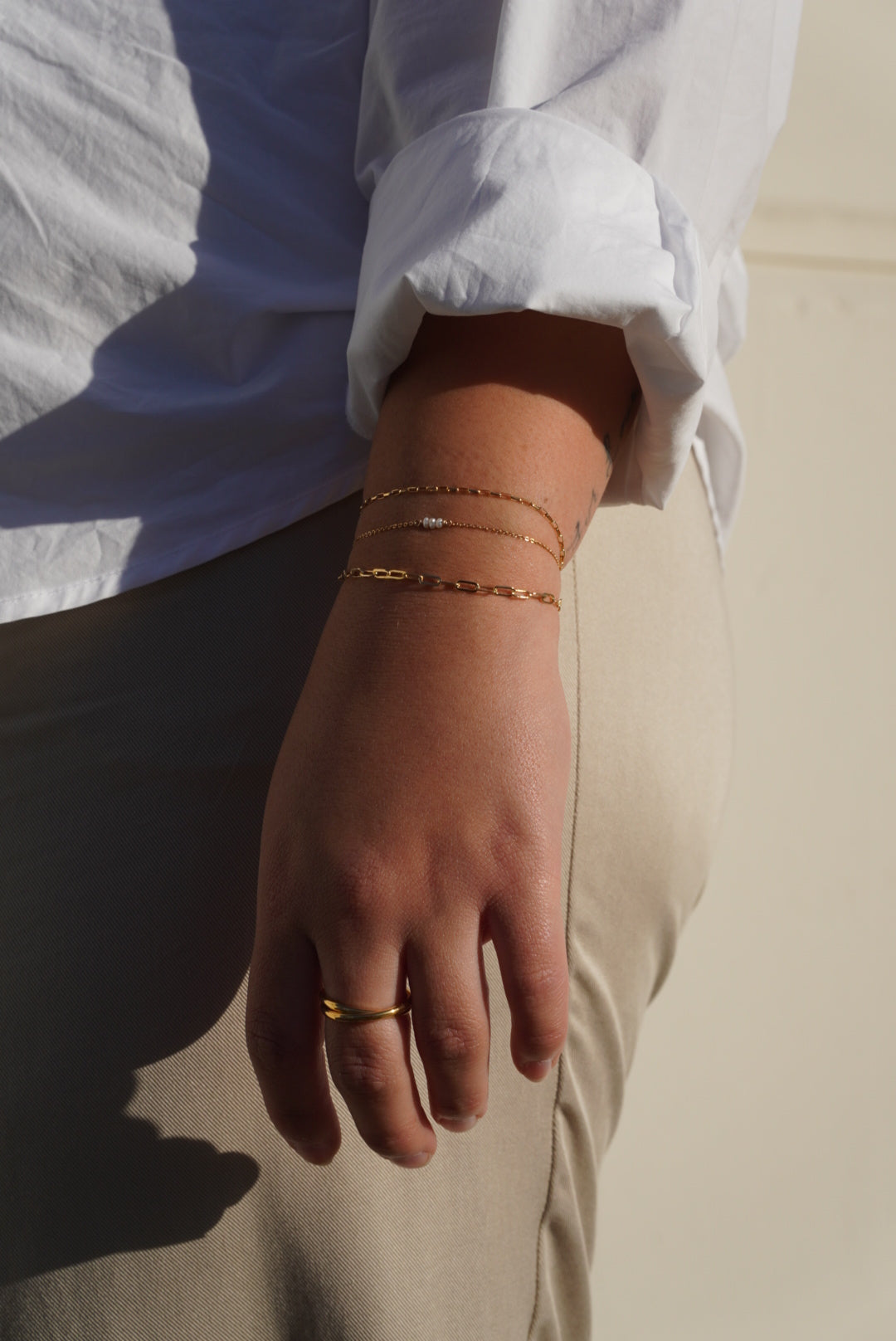 Solid Link Chain Bracelet – May Martin